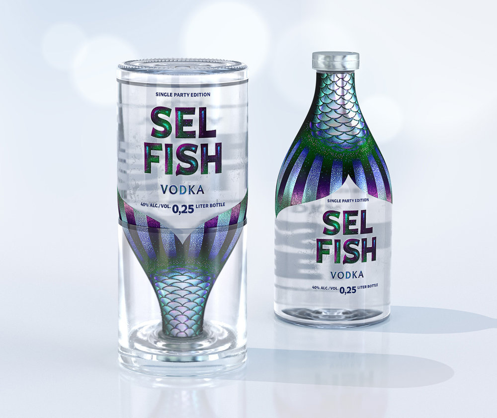 'Selfish' Intriguing Design for Vodka - World Brand Design Society