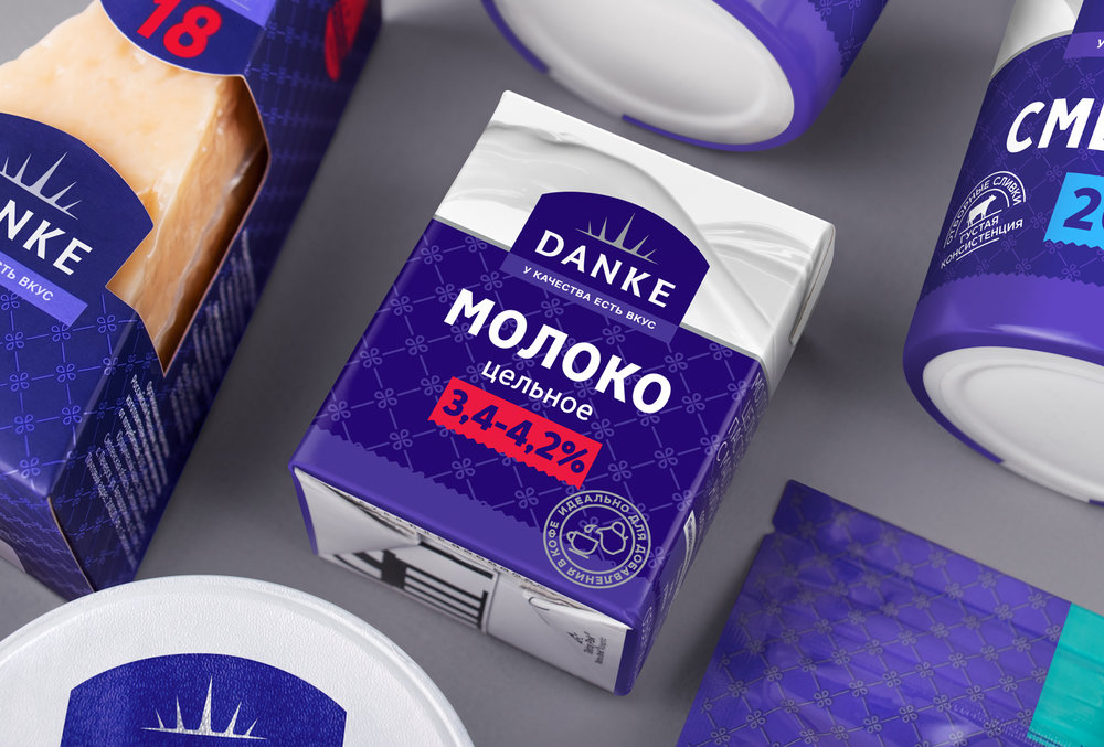 AIDA PIONEER Branding & Creative - DANKE dairy products - World Brand ...