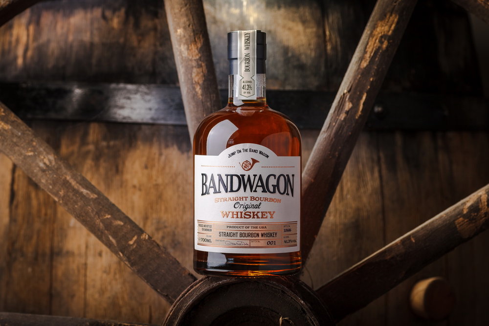 Bourbon Whiskey Label Design for 'Bandwagon' - World Brand Design Society