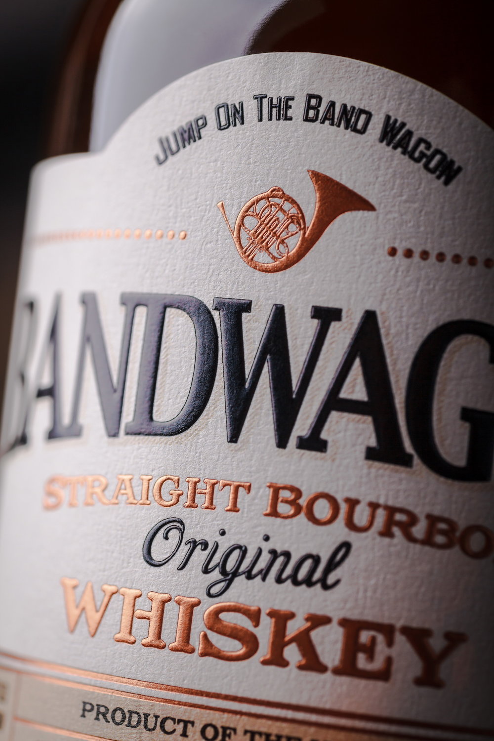 Bourbon Whiskey Label Design for 'Bandwagon' - World Brand Design Society