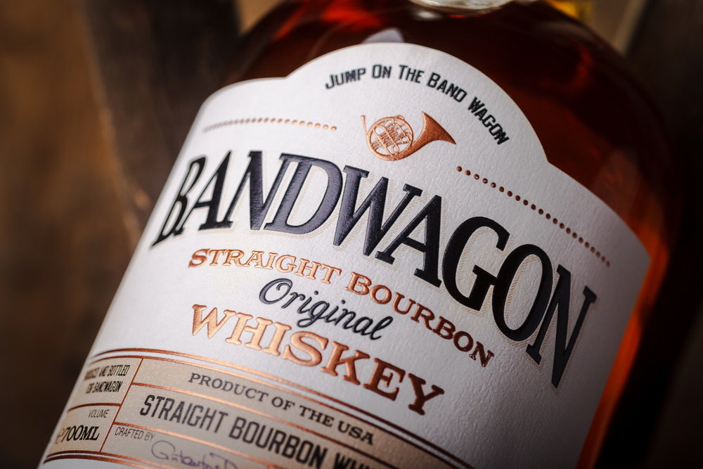 Bourbon Whiskey Label Design for 'Bandwagon' - World Brand Design Society