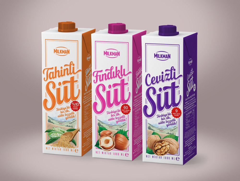Brand Identity and Packaging Designed for Milkman's Milk Products ...