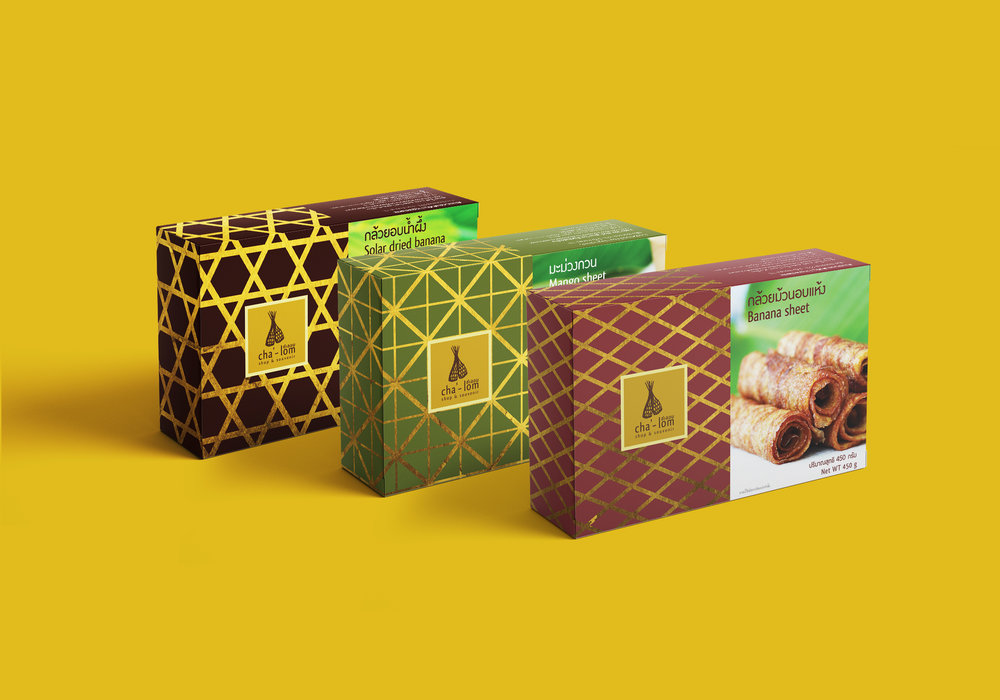 Brand and Packaging Design for Cha'-lom Shop and Souvenir in Thailand ...