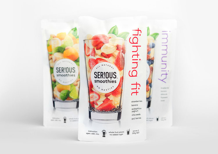 Curious Design - SER!OUS Smoothies - World Brand Design Society