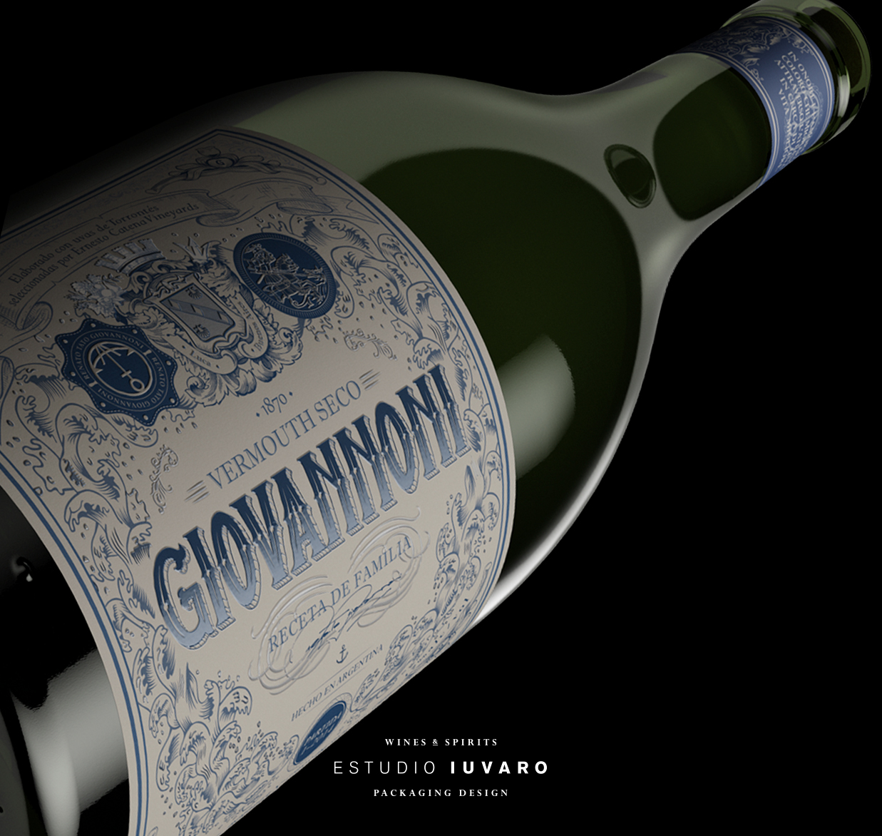 Vermouth Label Inspired by Transatlantic Travel - World Brand Design ...