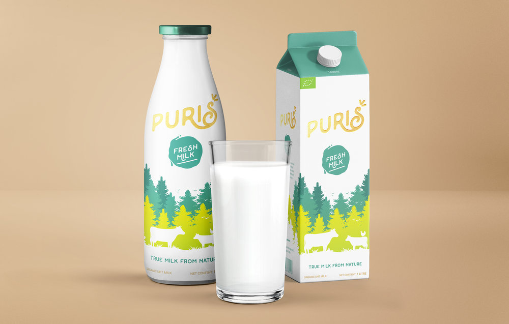 HeadMade Design & CO - Puris Fresh Milk (Concept) - World Brand Design ...