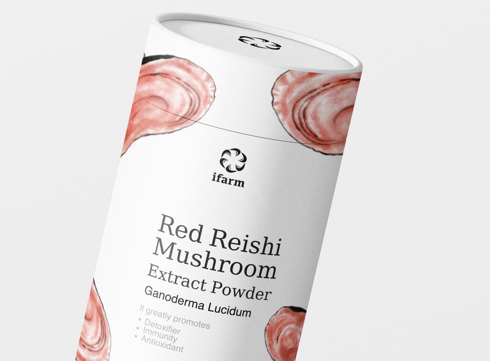 Ihapstudio - Red Reishi Mushroom Extract Powder (concept) - World Brand ...