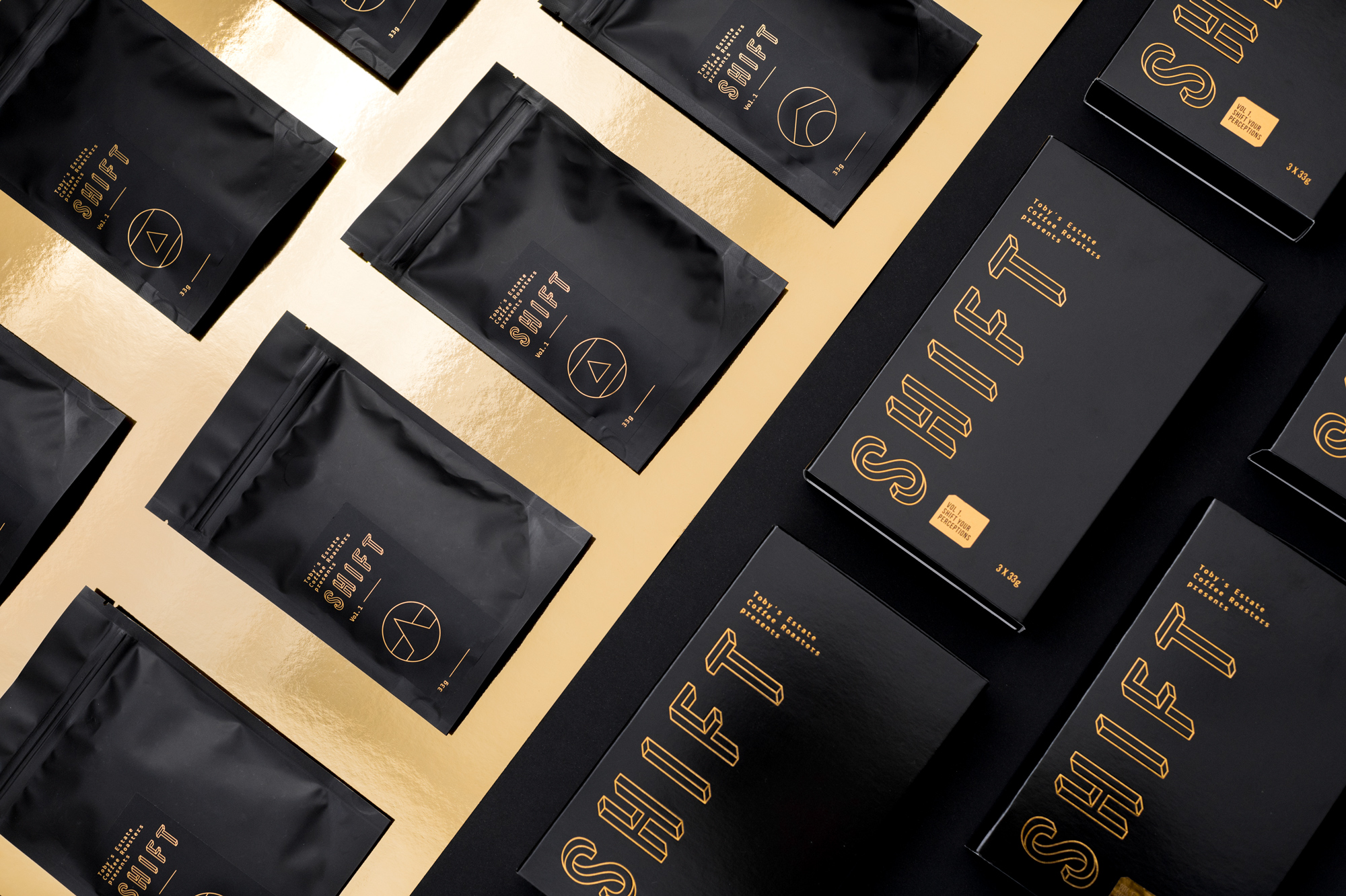 Packaging for Shift Coffee by Toby's Estate Cofee Roasters - World ...