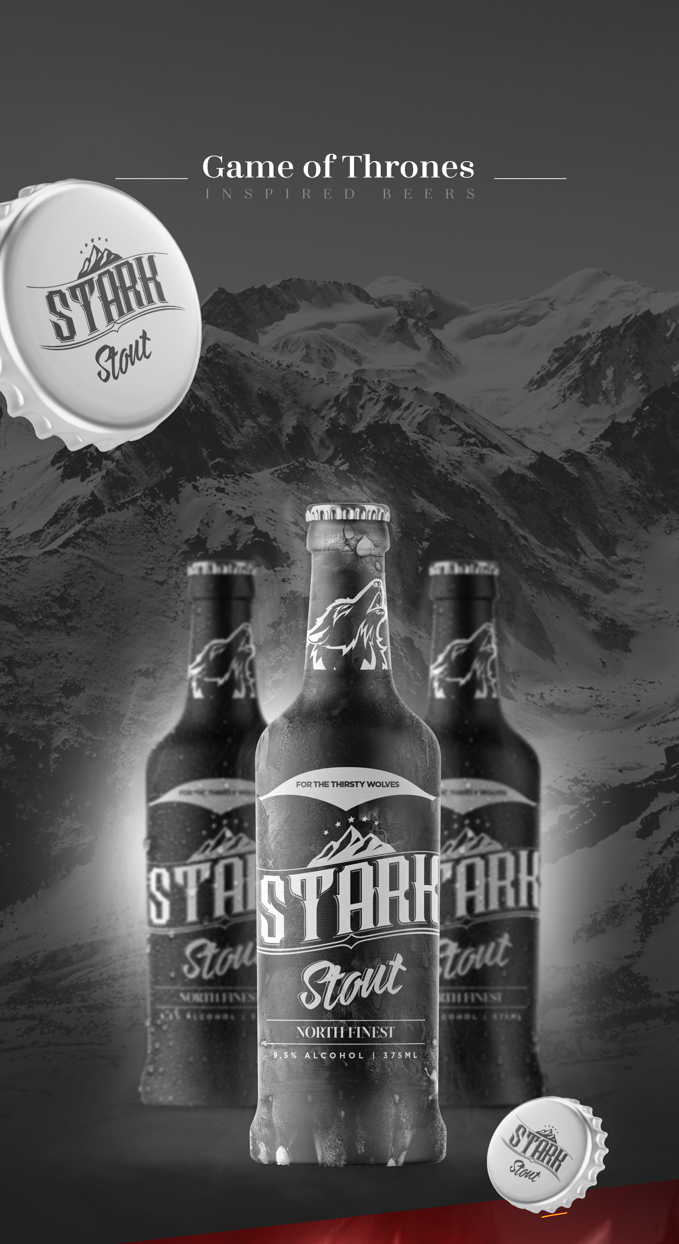 Navorsky Studio - Game of Thrones Beers (Concept) - World Brand Design ...