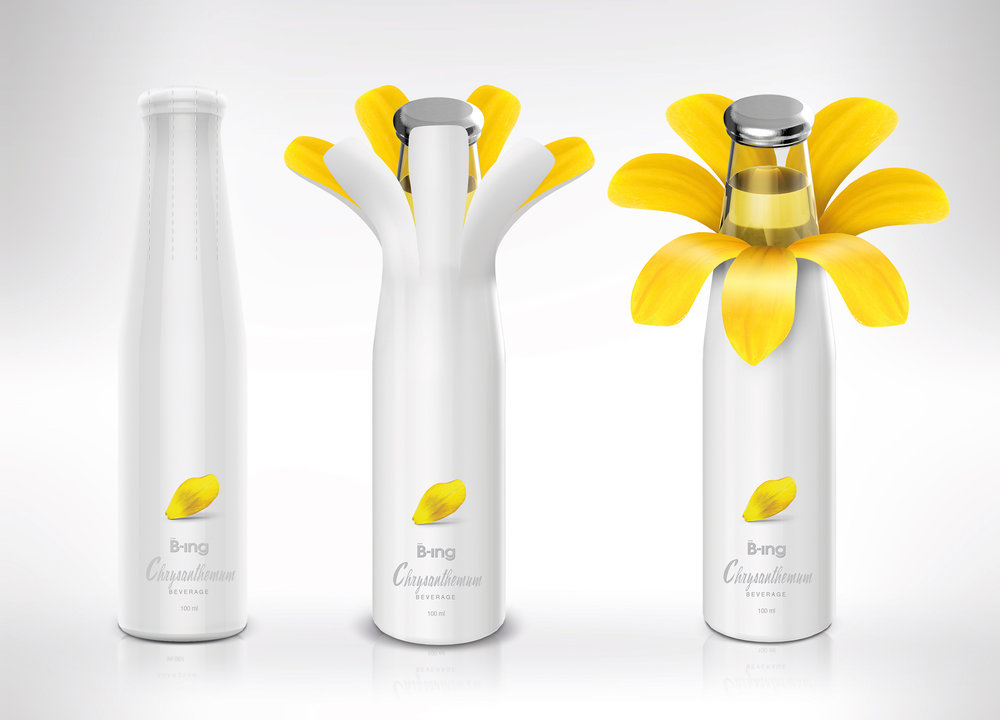 Prompt Design - B-ing Flower Drink (Concept) - World Brand Design Society