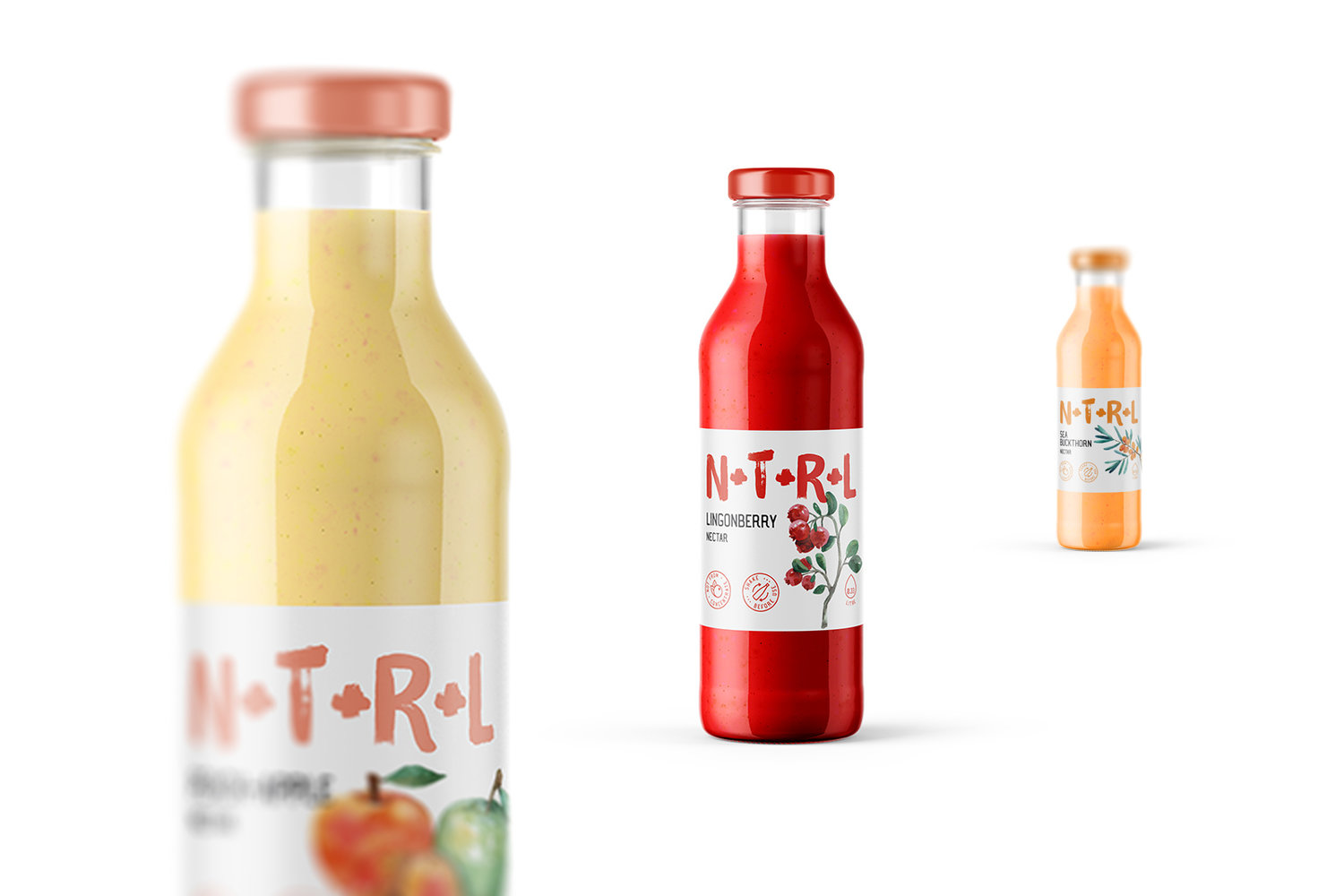 Label Design for a Brand of Natural Drinks - World Brand Design Society
