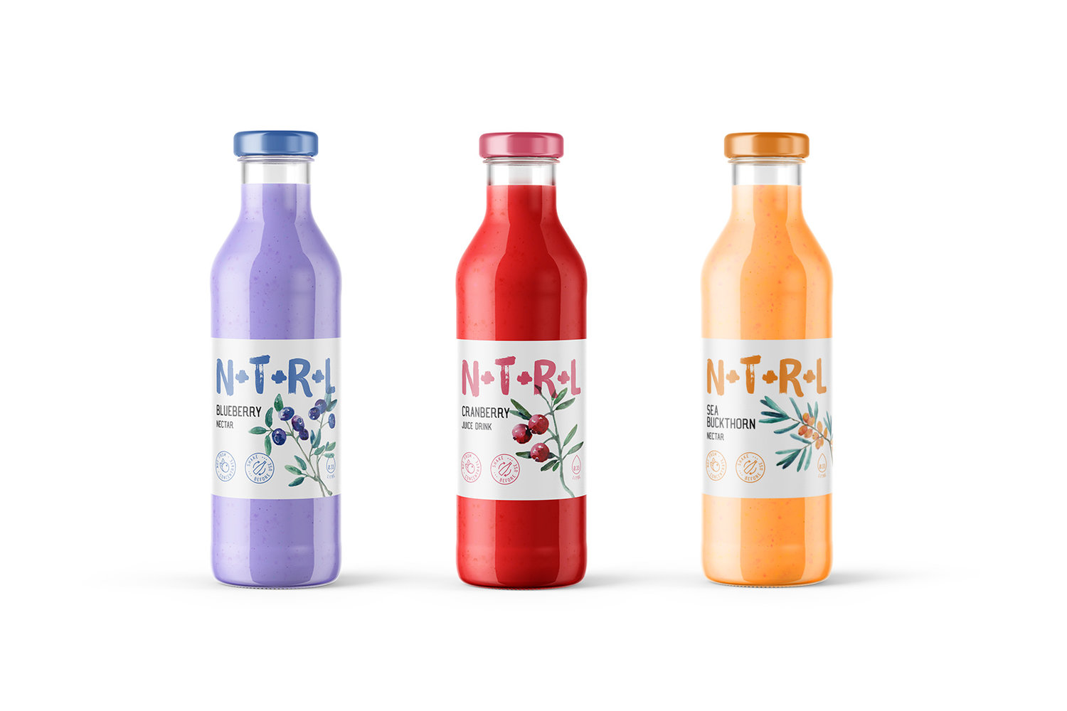 Label Design for a Brand of Natural Drinks - World Brand Design Society