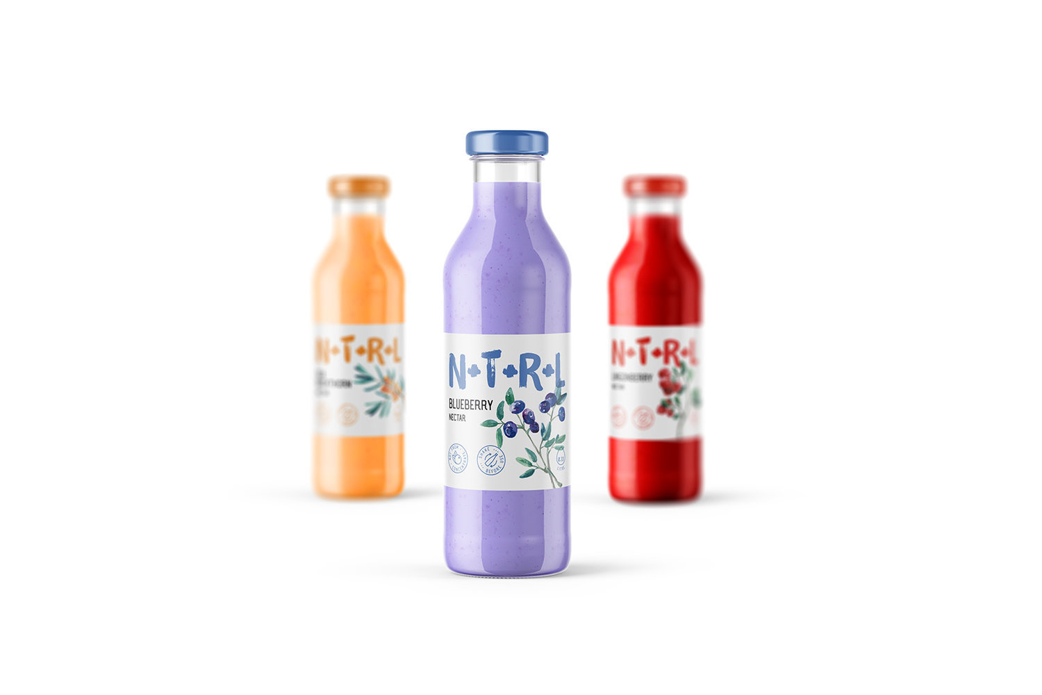 Label Design for a Brand of Natural Drinks - World Brand Design Society