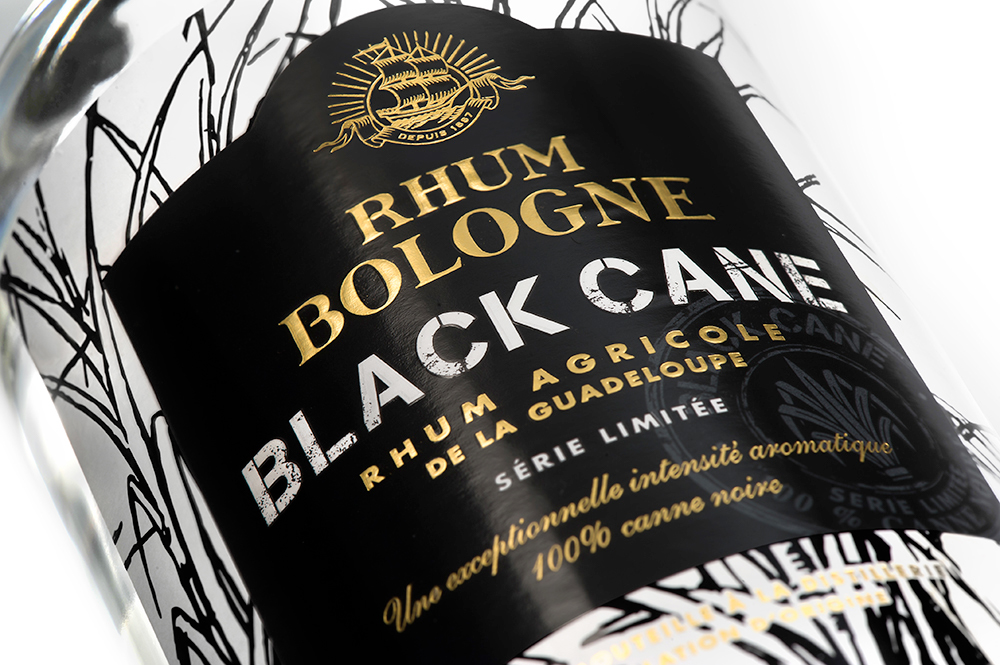 LINEA Packaging - Rhum BOLOGNE - BLACK CANE - World Brand Design Society