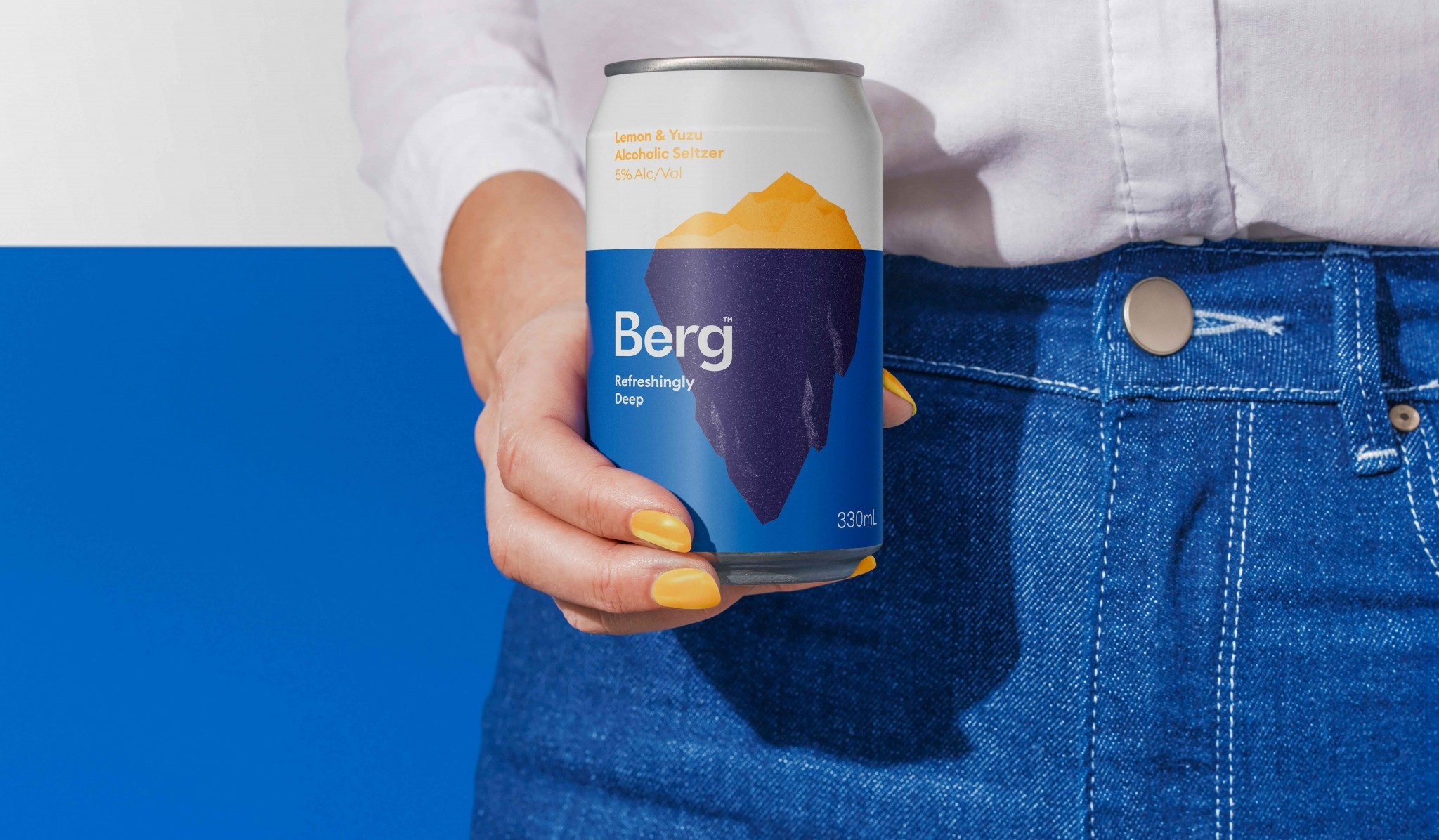 Refreshingly Deep Brand and Packaging Design for Berg Alcoholic Seltzer ...