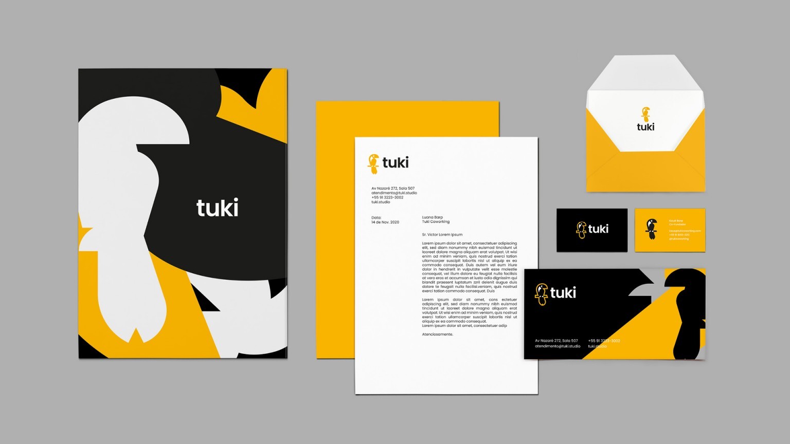 Visual Identity for Tuki Studio by Estudio Leo Tavares - World Brand ...