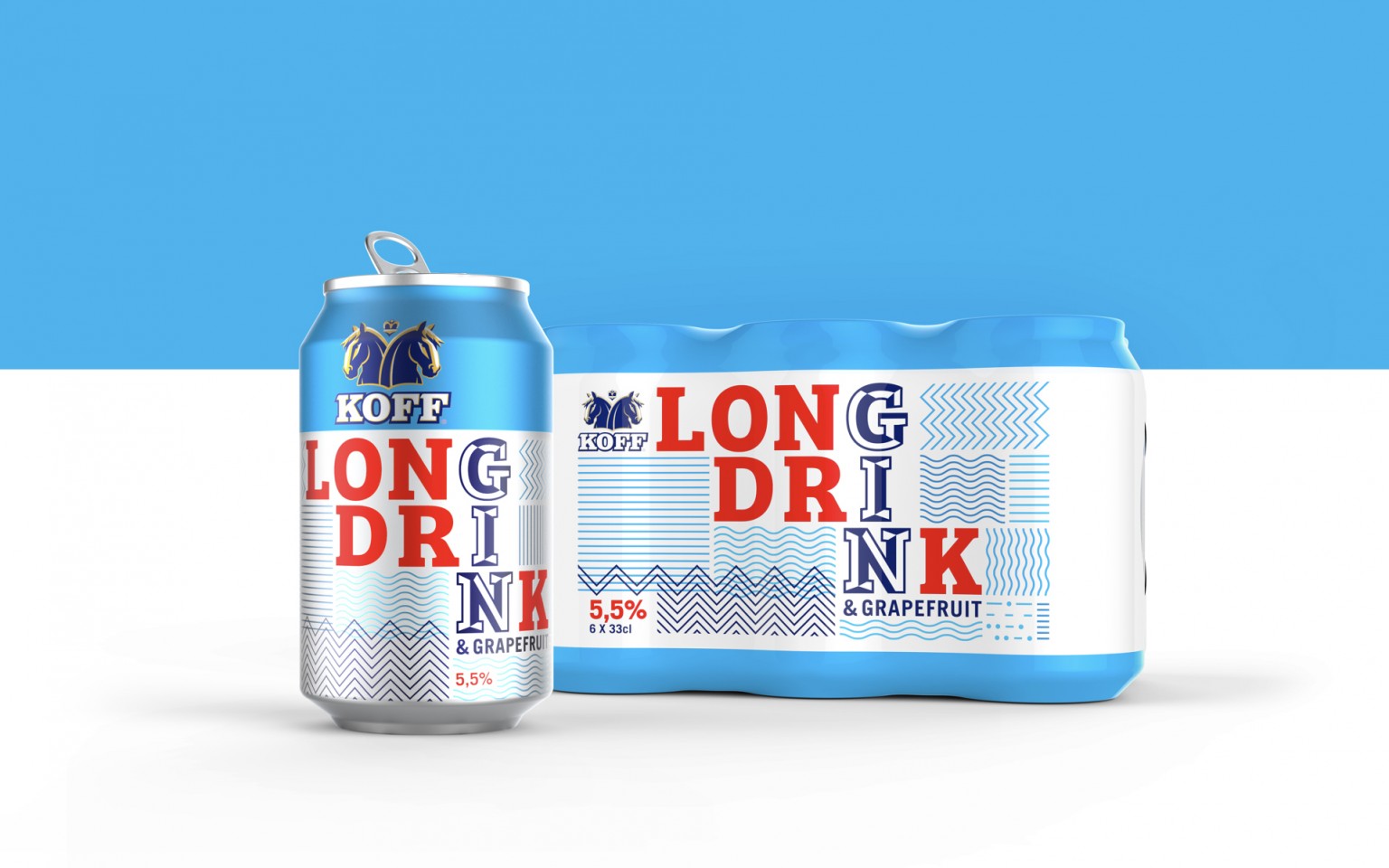 KOFF Long Drink Brand Identity and Packaging Design by Bluemarlin ...