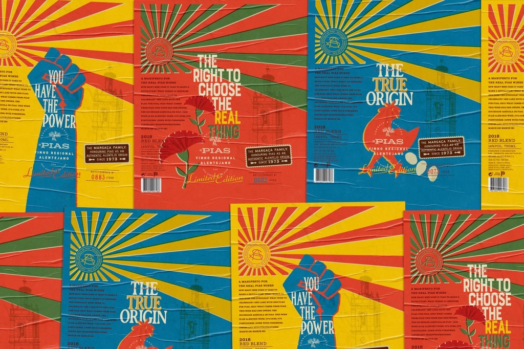 The Margaça Family Pias Wine Packaging and Brand Design by Rita Rivotti ...