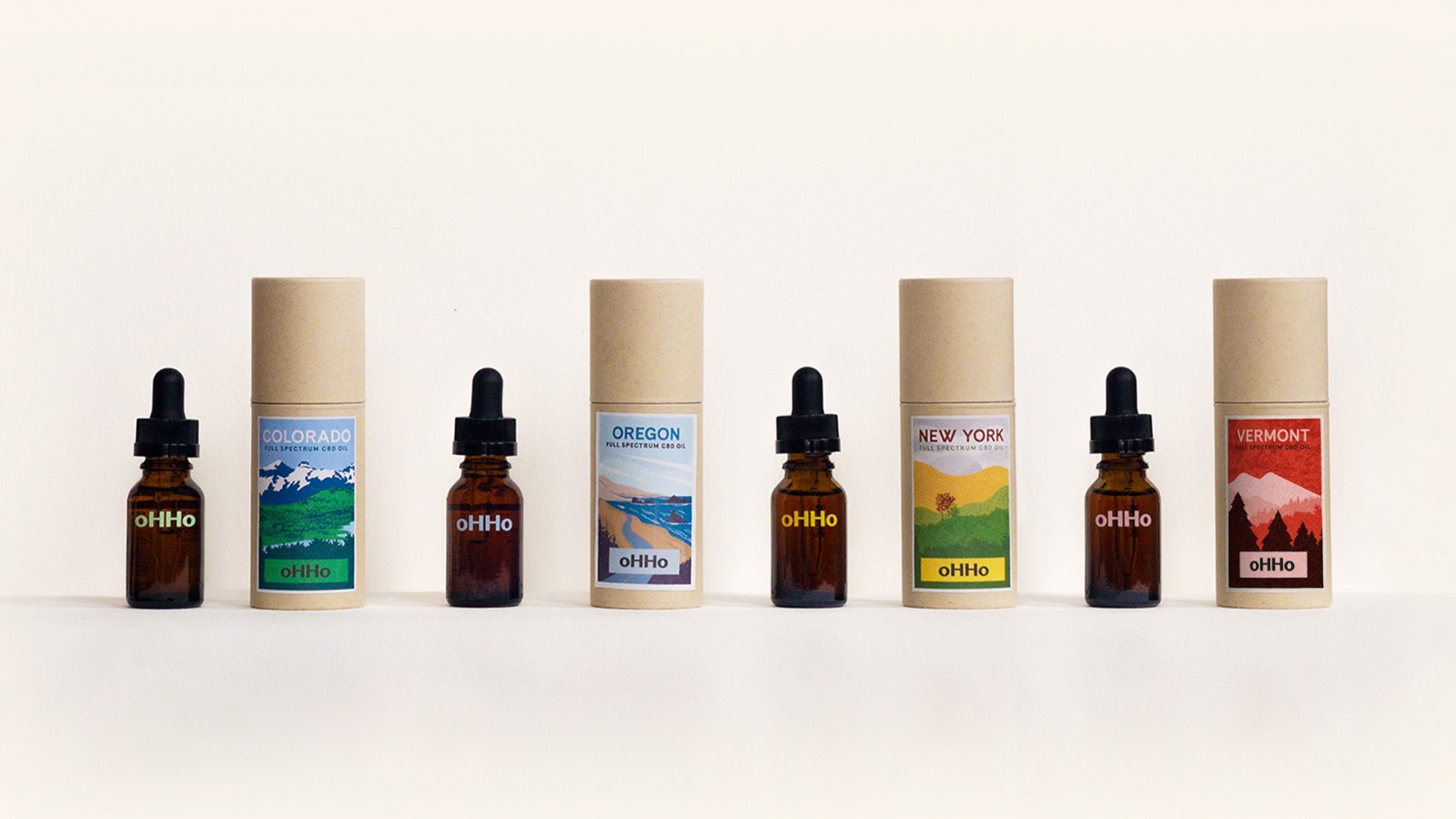 Packaging Design for CBD Oils and Botanicals Wellness for the oHHo ...
