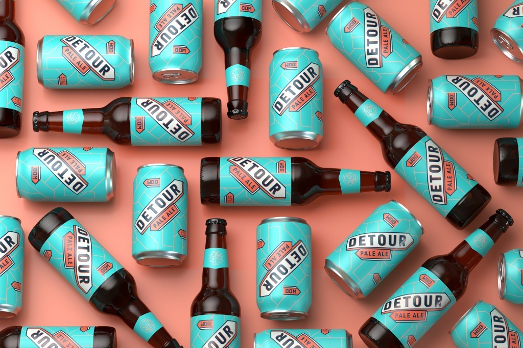 Brand Design for Detour Pale Ale by Thirst Craft - World Brand Design ...
