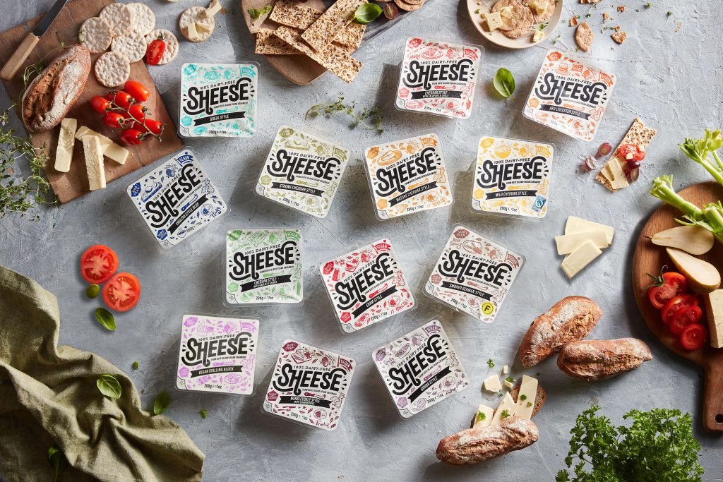The Space Creative Rebrands Dairy-Free Cheese Brand Sheese - World ...
