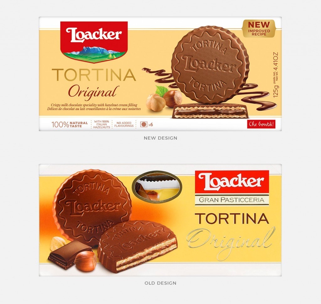 Spider Designs Loacker Tortina Packagings New Look - World Brand Design ...
