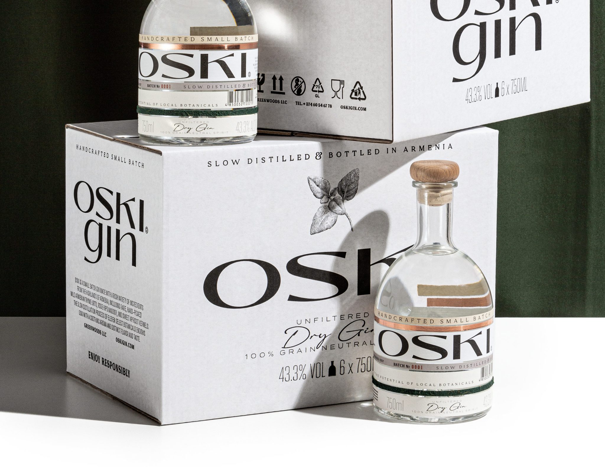 Oski- The Layered Gin by formascope Agency - World Brand Design Society