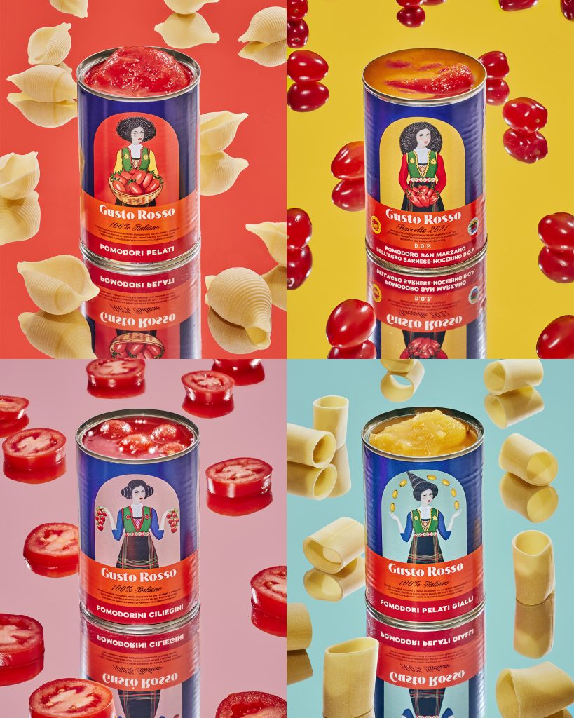 Gusto Rosso Series Packaging Redesign - World Brand Design Society