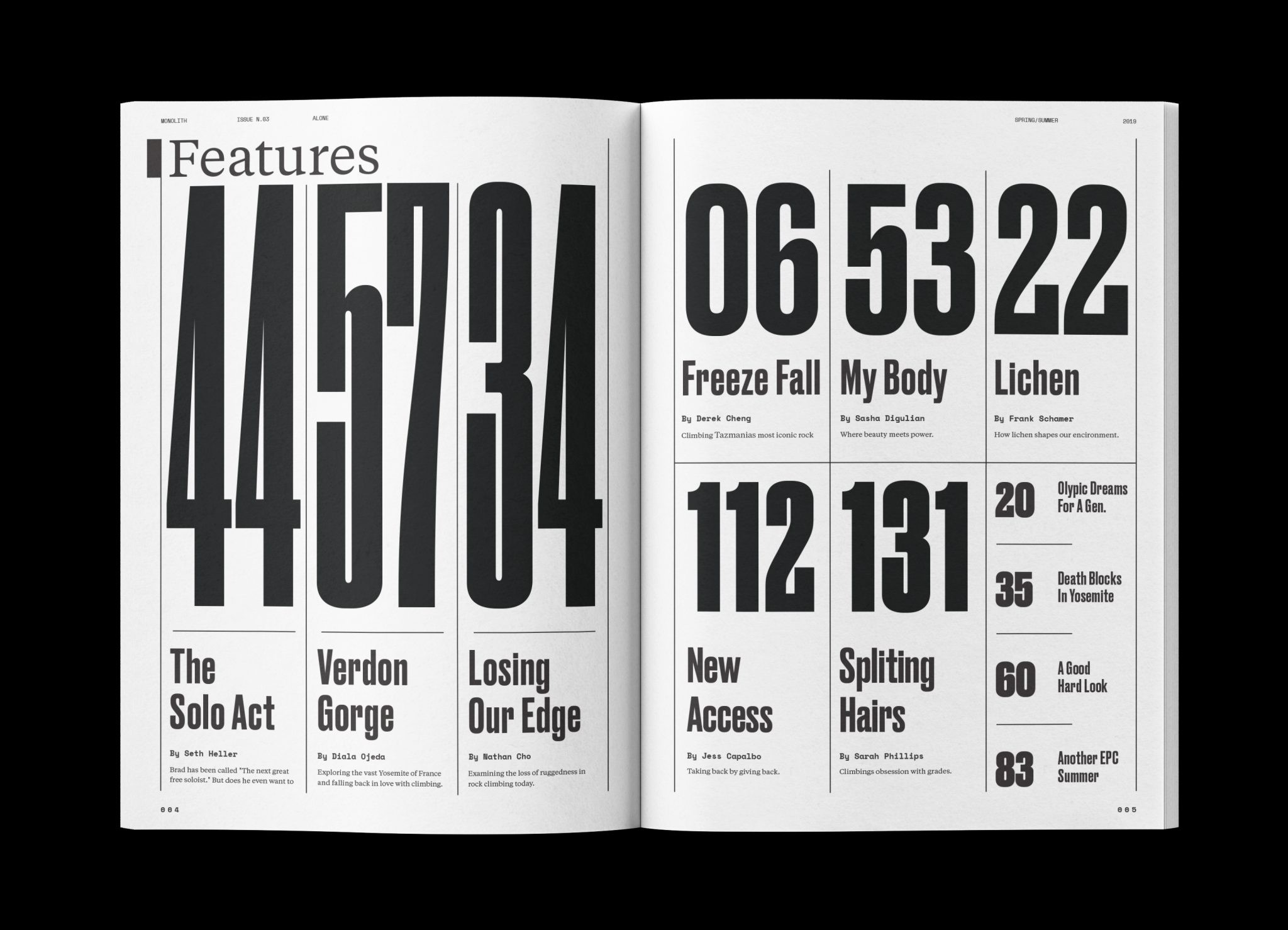 Monolith Graphic Design for Publication - World Brand Design Society