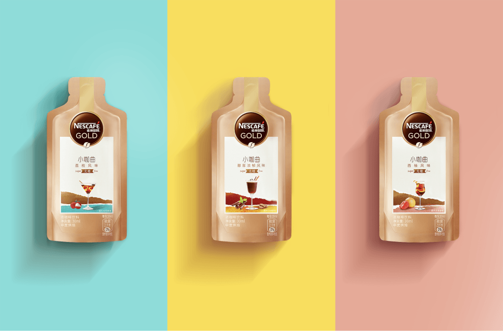 Nestlé Gold Coffee Liquid Packaging Design - World Brand Design Society