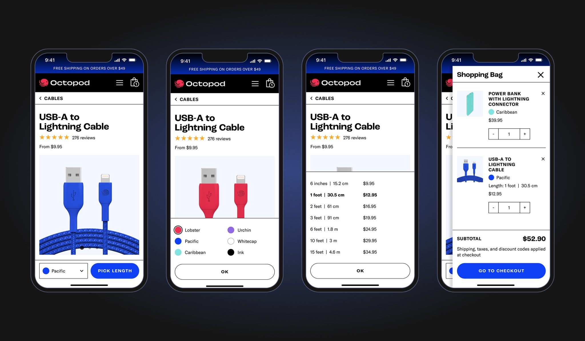 Octopod Student Brand Design Concept for An Ocean Friendly e-commerce ...