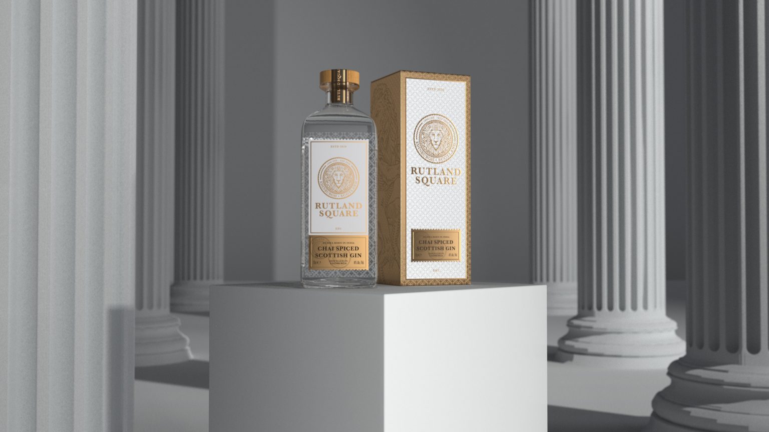Rutland Square Gin Packaging Design - World Brand Design Society