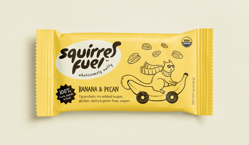 Squirrel Fuel Nutty Snack Bar Packaging Design - World Brand Design Society
