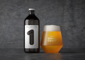 Zebra Beer Typography for Packaging Design - World Brand Design Society