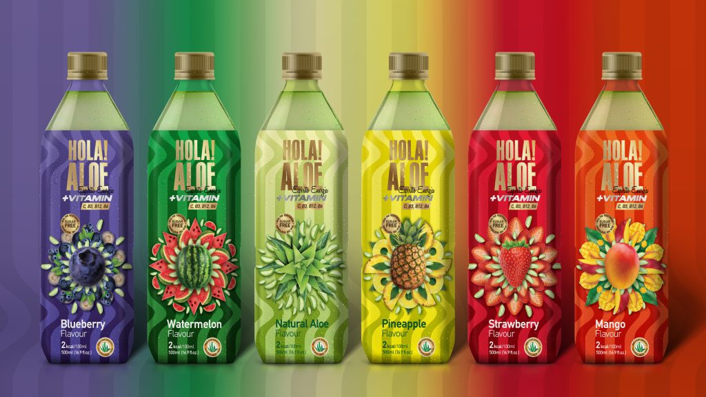 Hola Aloe +Vitamin Packaging Design - World Brand Design Society