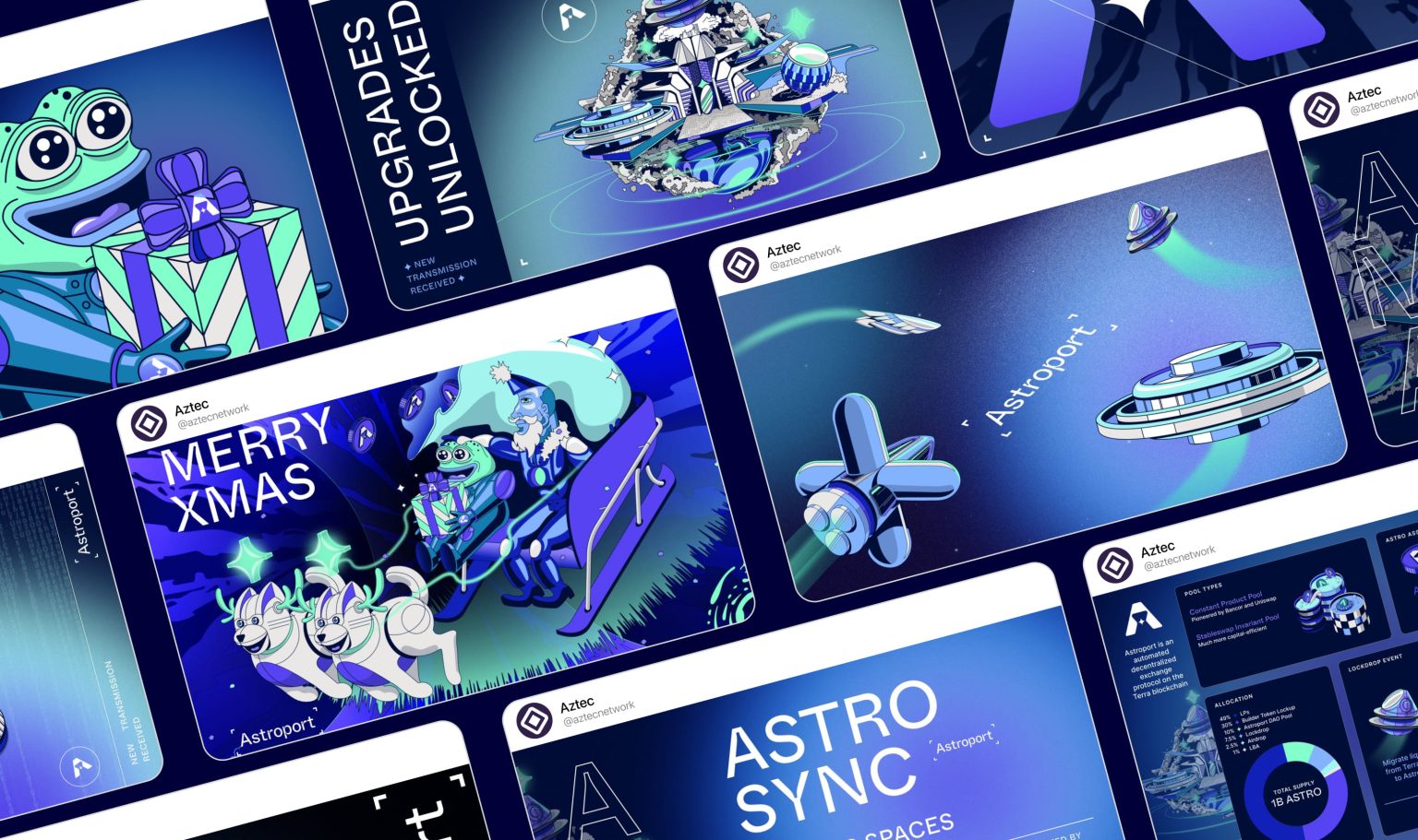 Astroport Illustration for Digital Design - World Brand Design Society