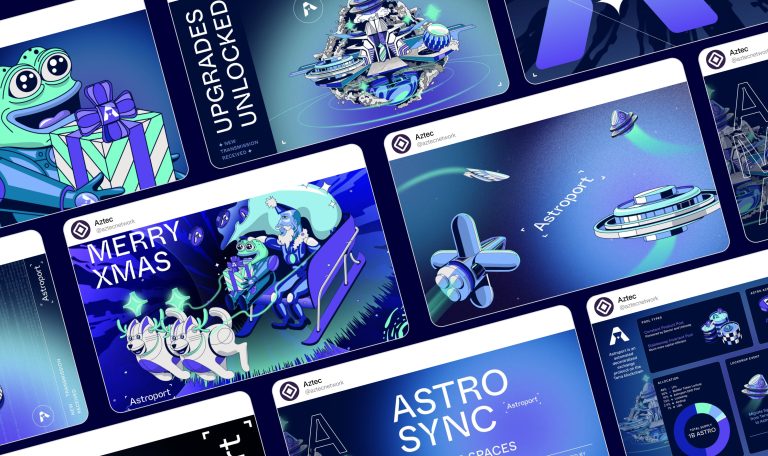Astroport Illustration for Digital Design - World Brand Design Society
