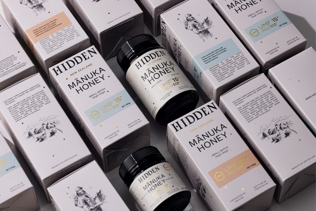 Hidden Honey Packaging Design by Onfire Design - World Brand Design Society