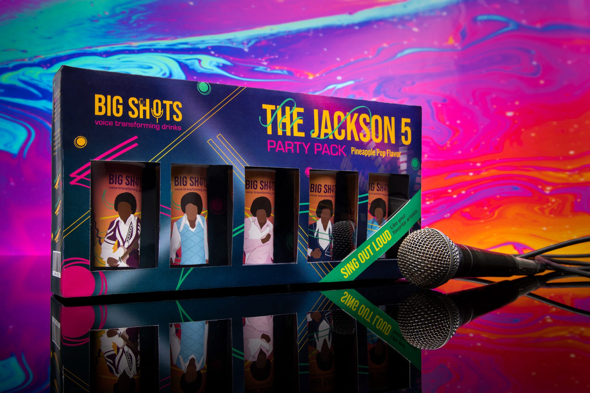 Packaging Design Concept for Big Shots Voice Transforming Drinks ...