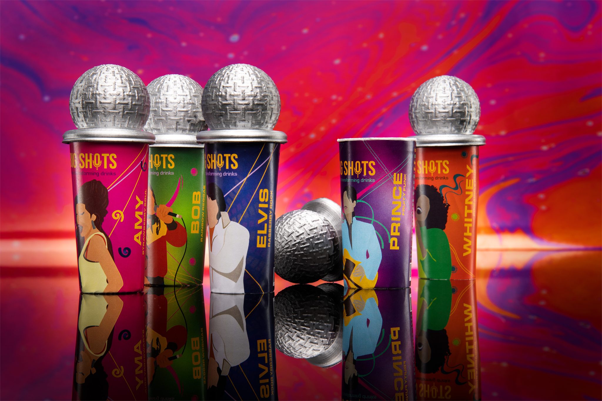 Packaging Design Concept for Big Shots Voice Transforming Drinks ...
