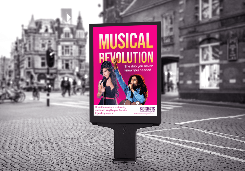 Packaging Design Concept for Big Shots Voice Transforming Drinks ...