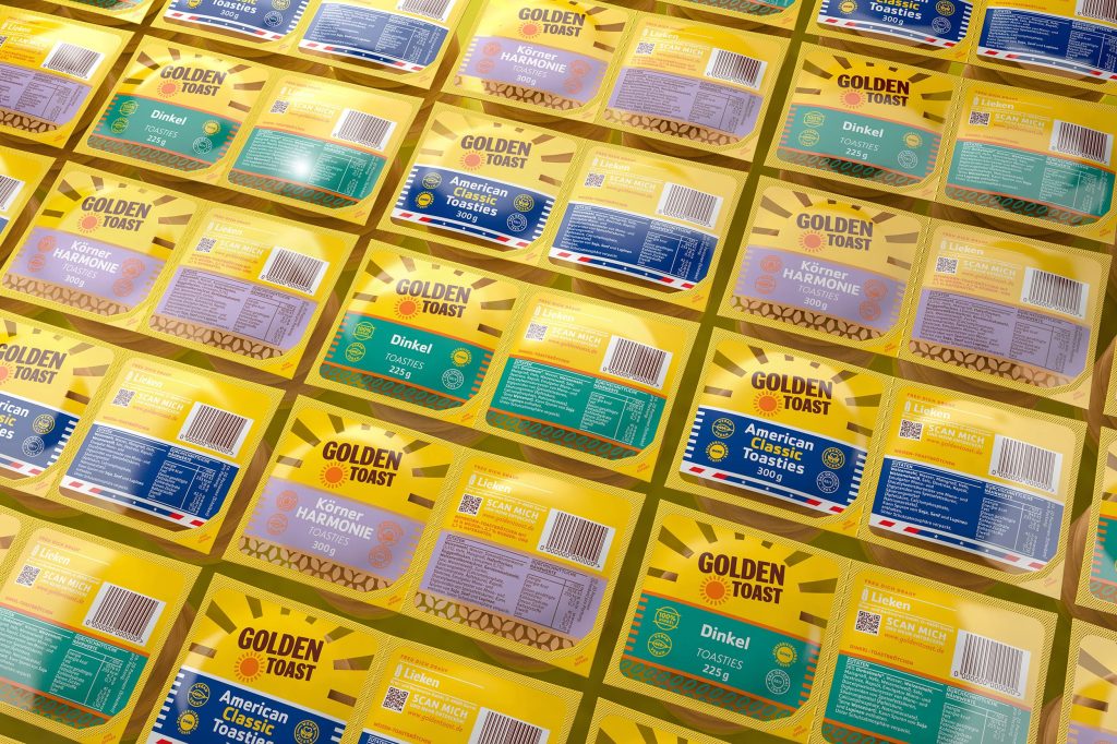 Packaging Design for Golden Toast by Lieken Brot - World Brand Design ...