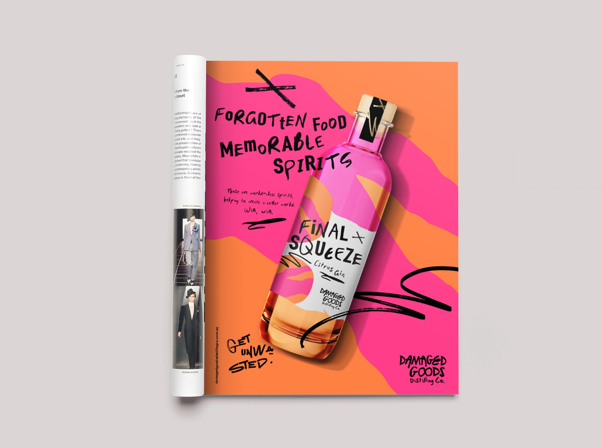 Damaged Goods Distilling Co. Branding and Packaging Design - World ...