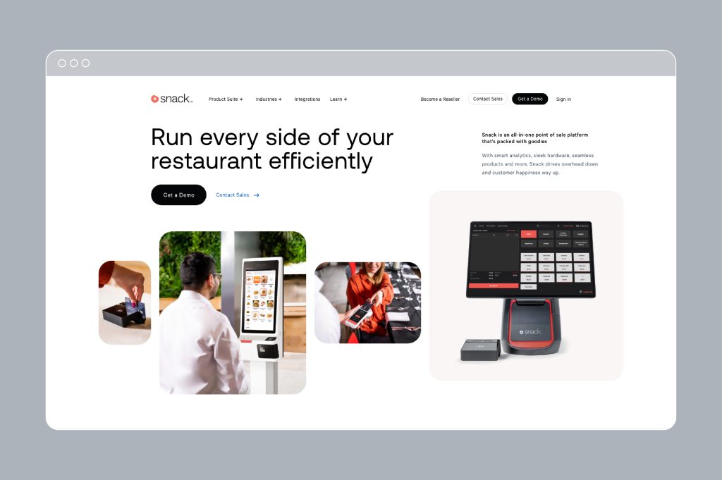 Snack POS Graphic Design for Digital Applications - World Brand Design ...