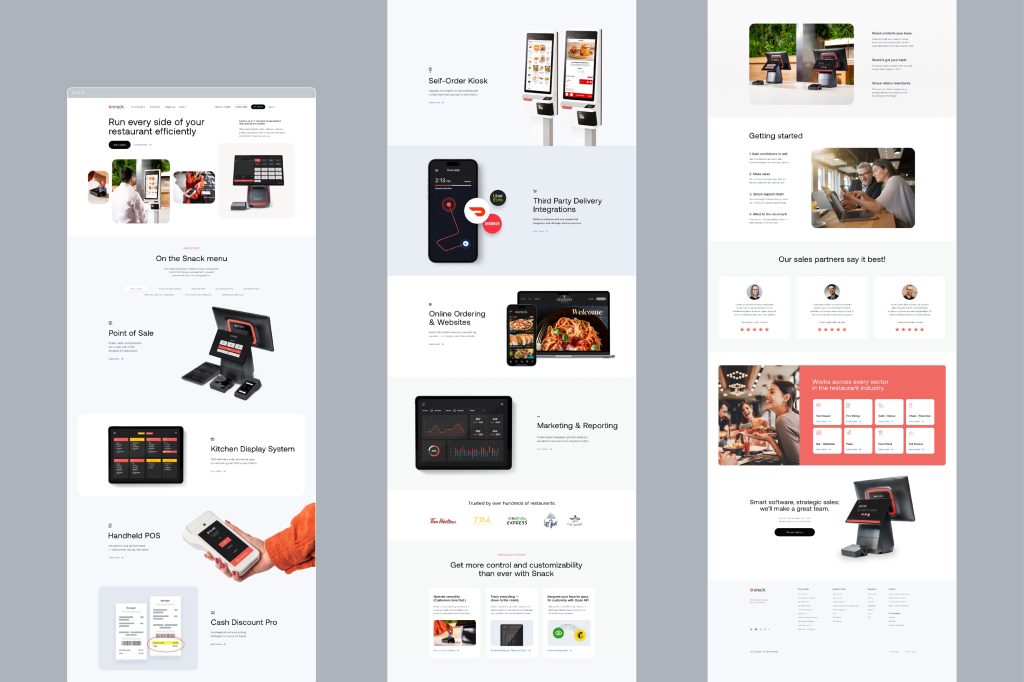 Snack POS Graphic Design for Digital Applications - World Brand Design ...