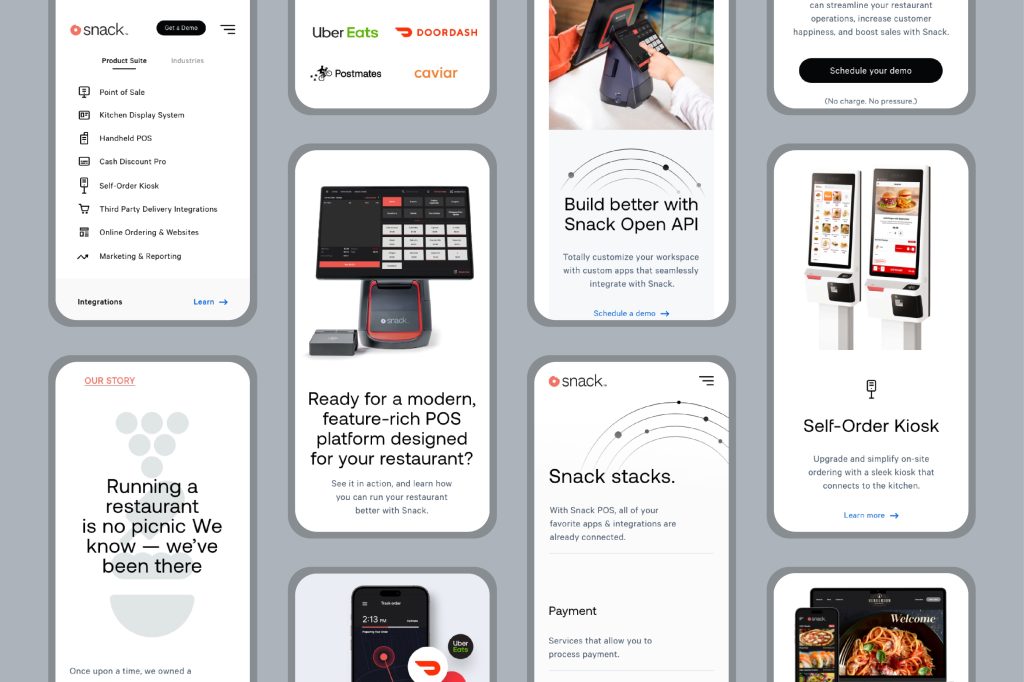 Snack POS Graphic Design for Digital Applications - World Brand Design ...