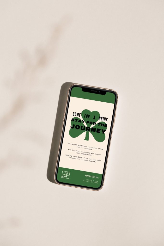 The Irish Exit's Brand Identity Sparkles with Irish Charm - World Brand ...