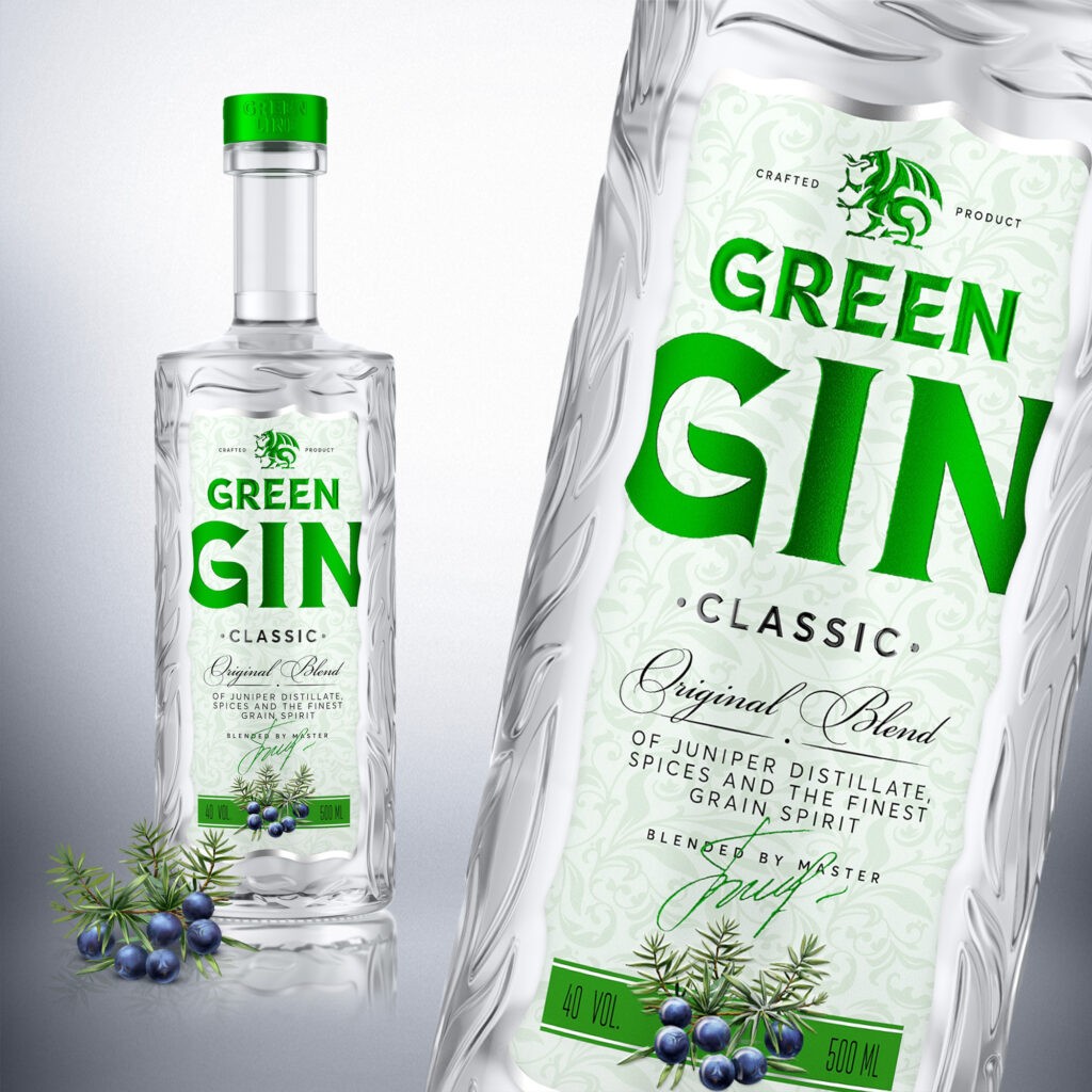 ARMBRAND Enhances Green Gin's Distinctive Design, Influenced by the ...