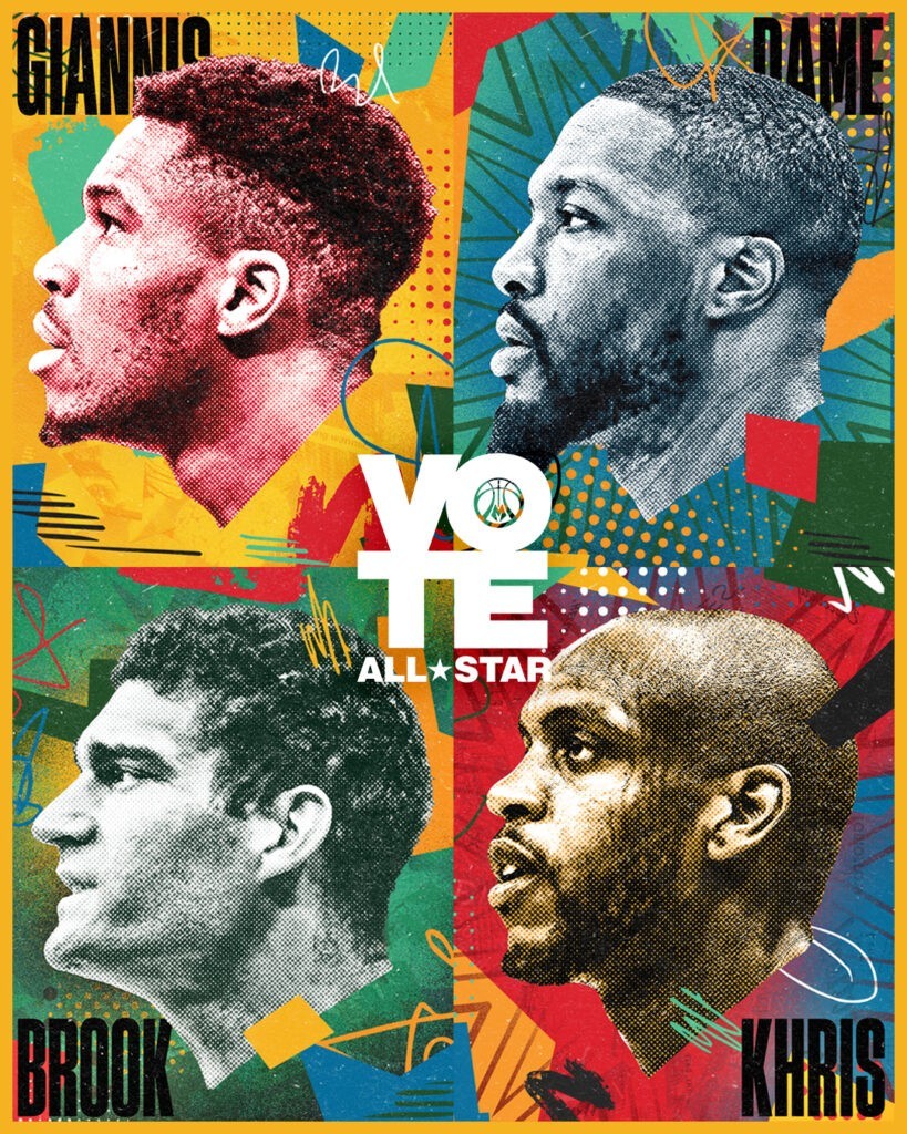 Milwaukee Bucks All-Star Campaign by In-House Design Team - World Brand ...