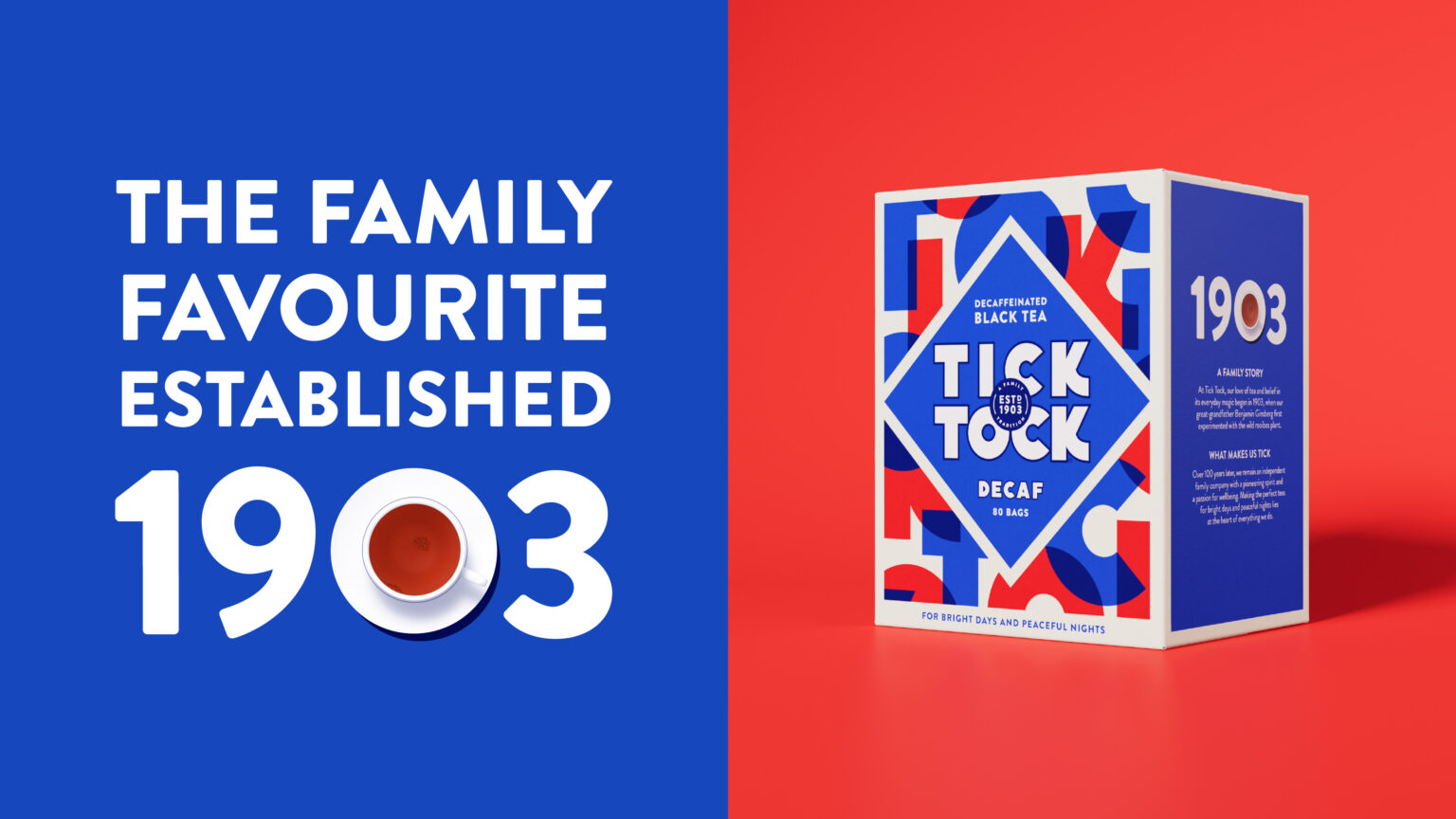 Only Now Designs Tick Tock’s First Decaffeinated Black Tea - World ...